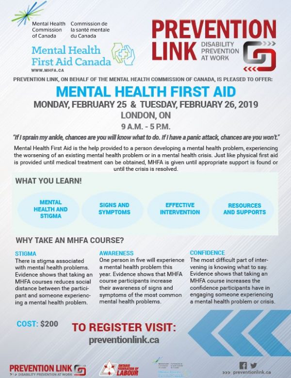 Mental Health First Aid -London