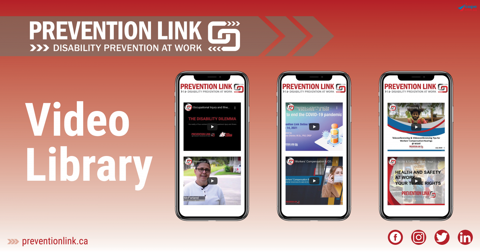 Prevention Link – Disability Prevention at Work